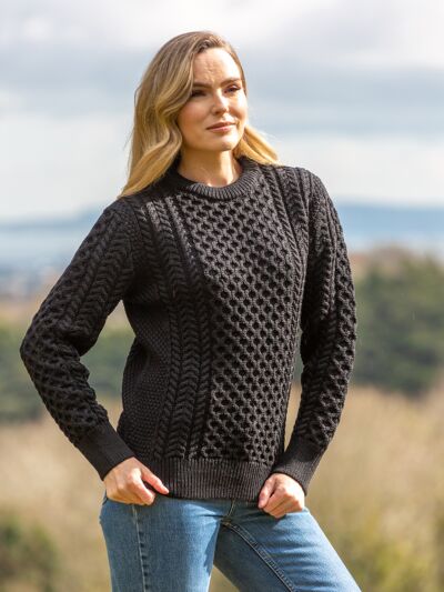 Irish Aran Sweater Natural